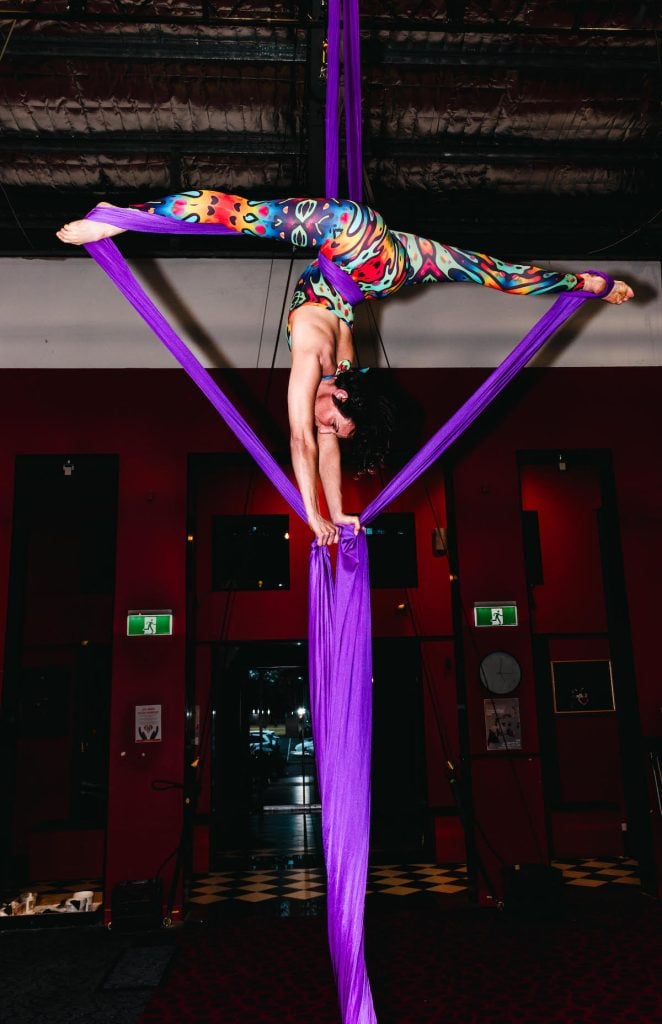 Aerial Silks Colourful Costume | Energy Entertainments
